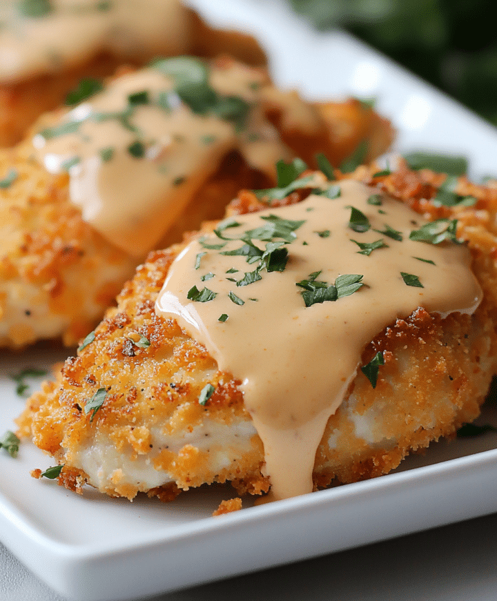 Crispy Cheddar Chicken Recipe - sandrarecipes.com