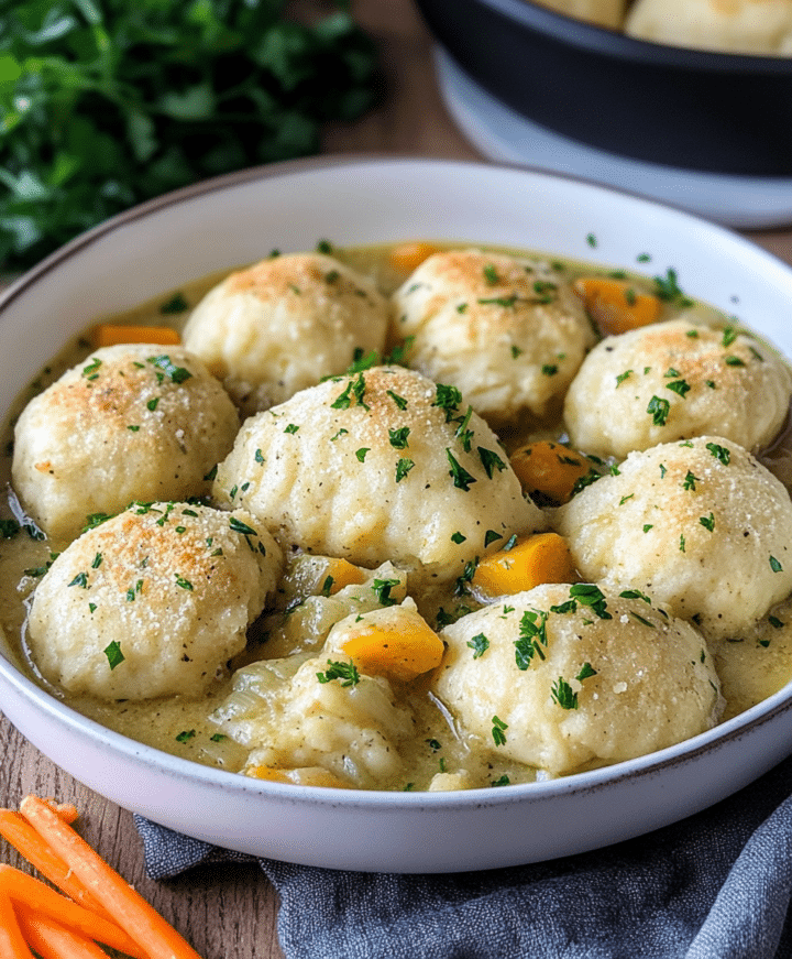 Easy Bisquick Dumplings Recipe - sandrarecipes.com